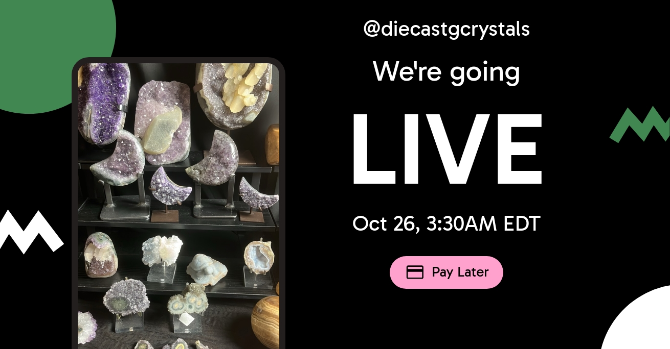 Happy Sunday! Crystals & Chill!